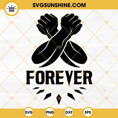 Wakanda Forever Salute SVG, Black Panther Hand Gesture SVG, Black ...