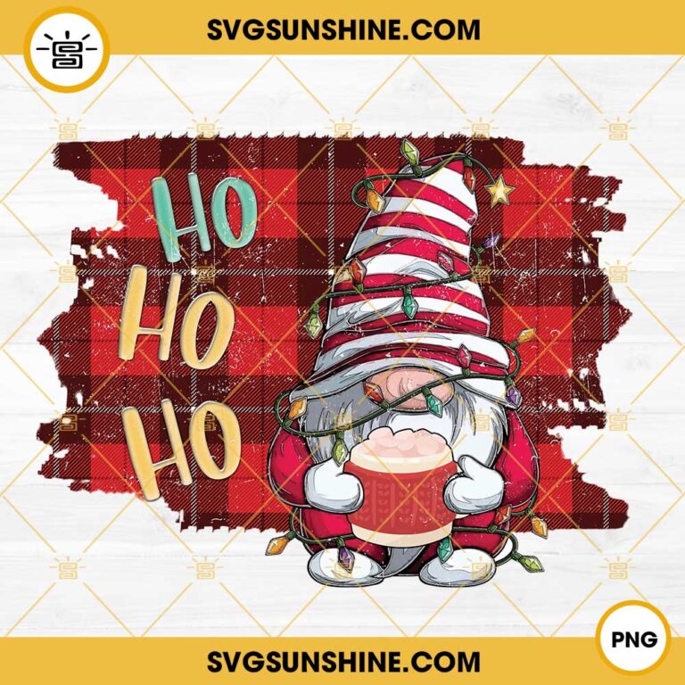 Ho Ho Ho Christmas Gnome Png, Christmas Png, Merry Christmas Gnomes Png ...
