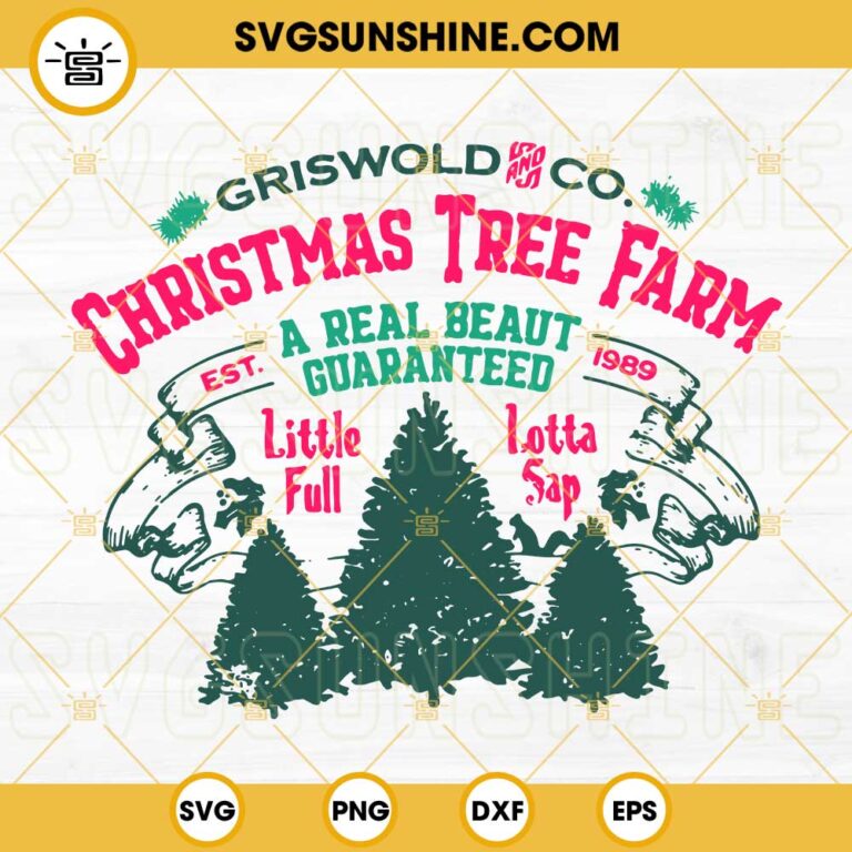 Griswold Christmas Tree Farm SVG PNG DXF EPS Cricut Silhouette Vector ...