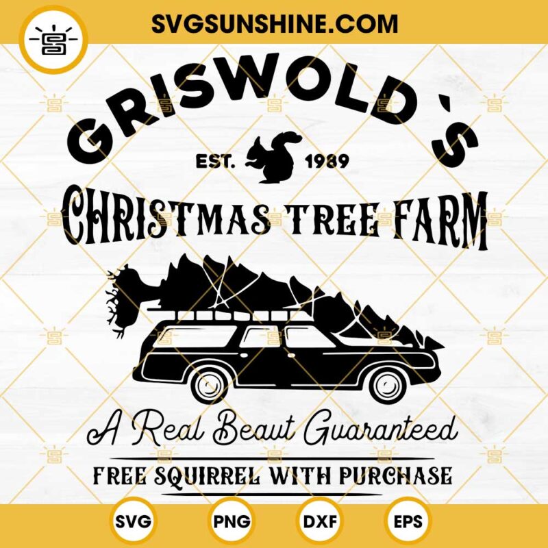 Griswold's Christmas Tree Farm SVG, Christmas Movie SVG, National ...