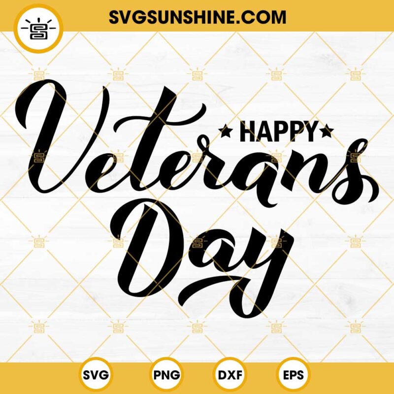 US Veteran American Flag SVG, Veterans Day SVG PNG DXF EPS Cut Files