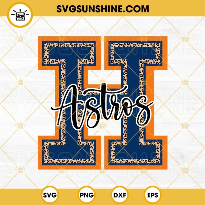 Leopard Houston Astros SVG, Houston Baseball World Series SVG, Astros ...