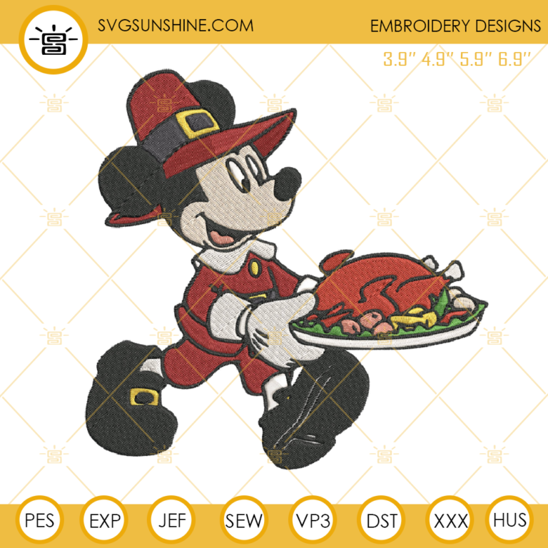 Gobble Til You Wobble Embroidery Design File, Thanksgiving Turkey ...