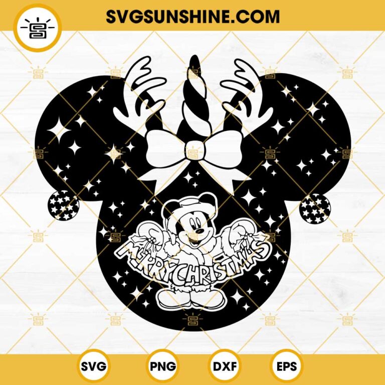 Grinch Christmas Mouse Head SVG, Grinch Christmas SVG, Grinch Mickey ...