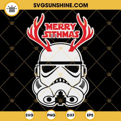 Stormtrooper Merry SithMas SVG, Star Wars Christmas SVG PNG DXF EPS Cut ...