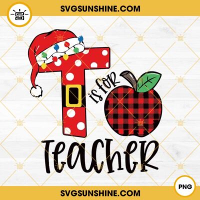 Apple Santa Hat Christmas SVG, Christmas Teacher Apple SVG, Teacher ...