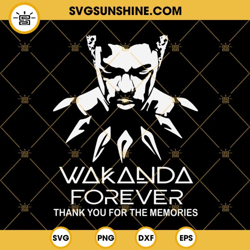 Wakanda Forever SVG, Black Panther 2 SVG, Wakanda SVG PNG DXF EPS Cut Files
