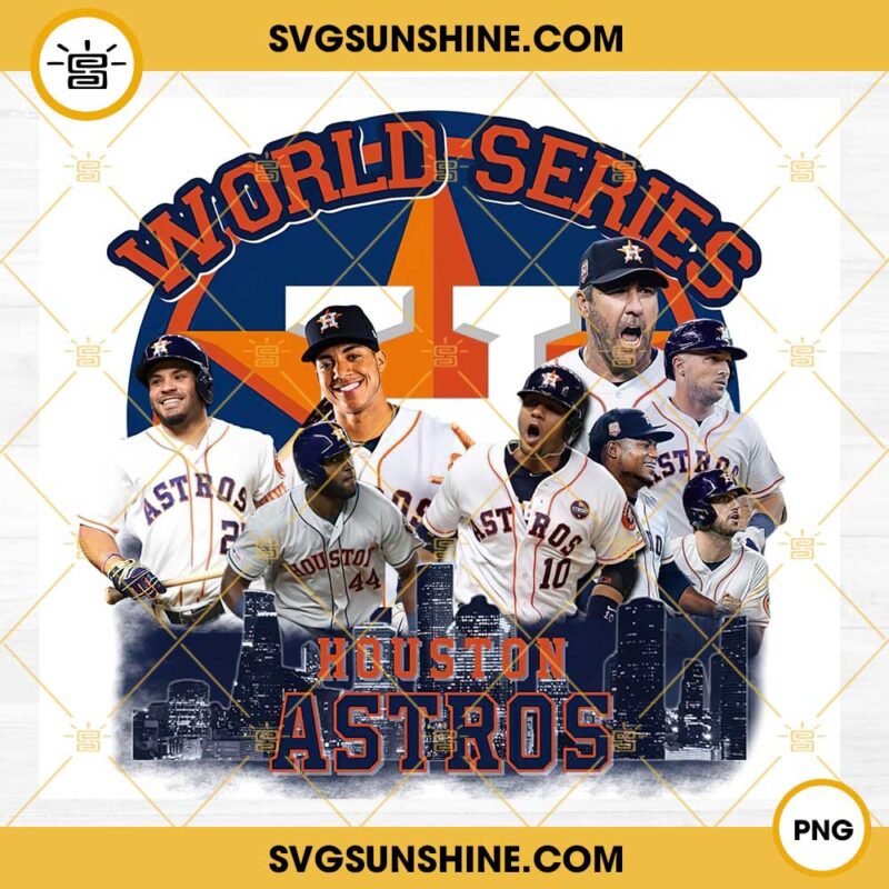 Houston Astros World Series Champions 2022 PNG File Digital Download