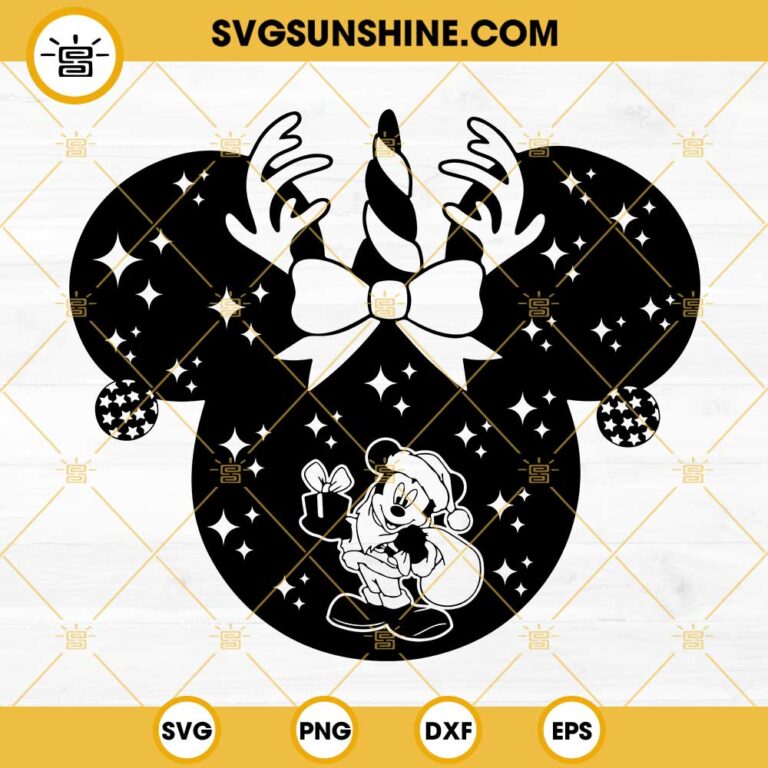 Grinch Christmas Mouse Head SVG, Grinch Christmas SVG, Grinch Mickey ...