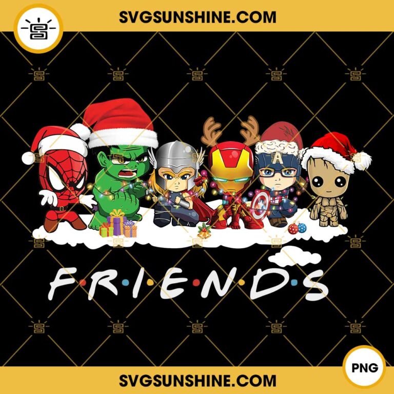 Avengers Superhero Christmas PNG, Captain America Spider-Man Iron Man ...