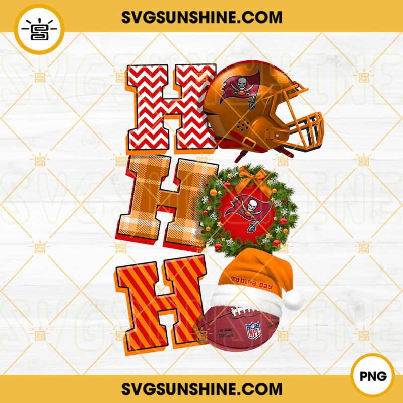 Christmas Ho Ho Ho Tampa Bay Buccaneers PNG, NFL Football Team Tampa ...