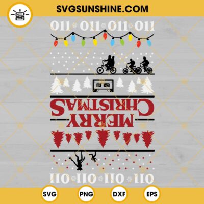 Stranger Christmas Things SVG, Christmas Things SVG, Christmas Stranger ...