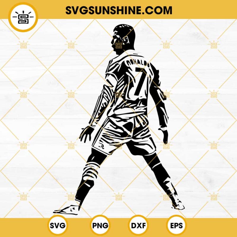 Cristiano Ronaldo SVG, Ronaldo SVG, Ronaldo PNG, Cr7 SVG Cut Files