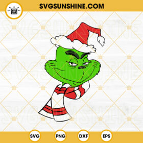 Grinch Smile SVG, Grinch Face SVG, Grinch Christmas SVG PNG DXF EPS ...