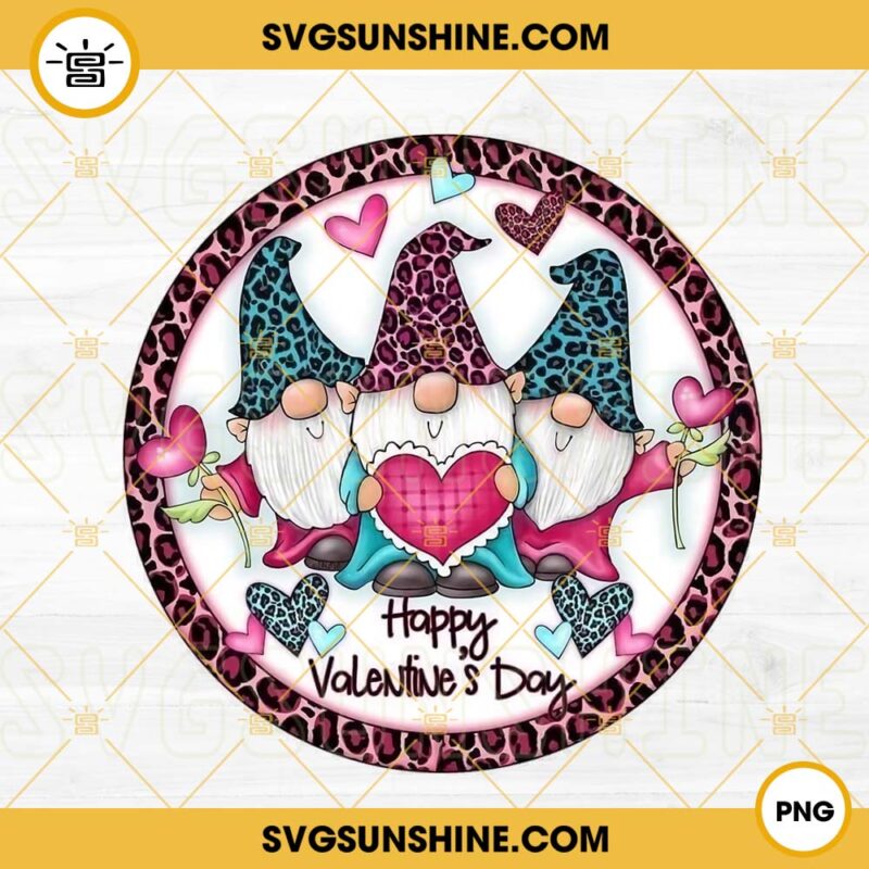 Gnomes Valentine PNG, Valentines Day PNG, Gnome Heart PNG