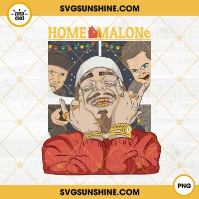 Home Malone Post Malone Christmas PNG, Funny Music Christmas PNG File ...