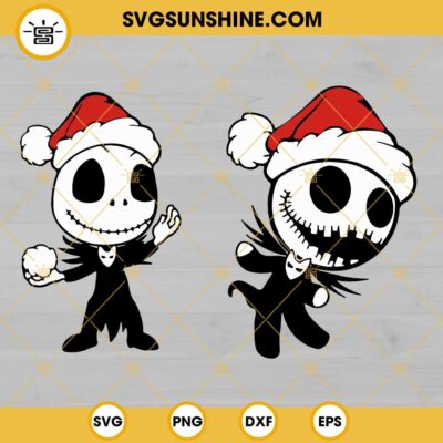 Sandy Claws Believer Jack SVG, Jack Skellington Santa Claus SVG, The ...