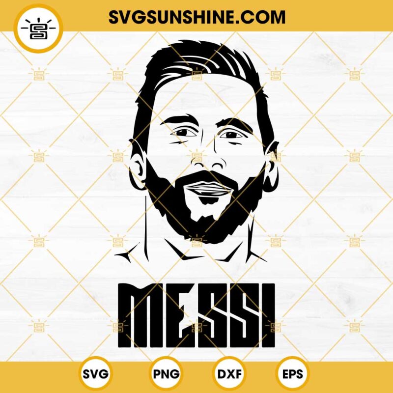 Messi 30 PSG SVG, Lionel Messi 30 SVG, Messi SVG PNG DXF EPS Cut Files
