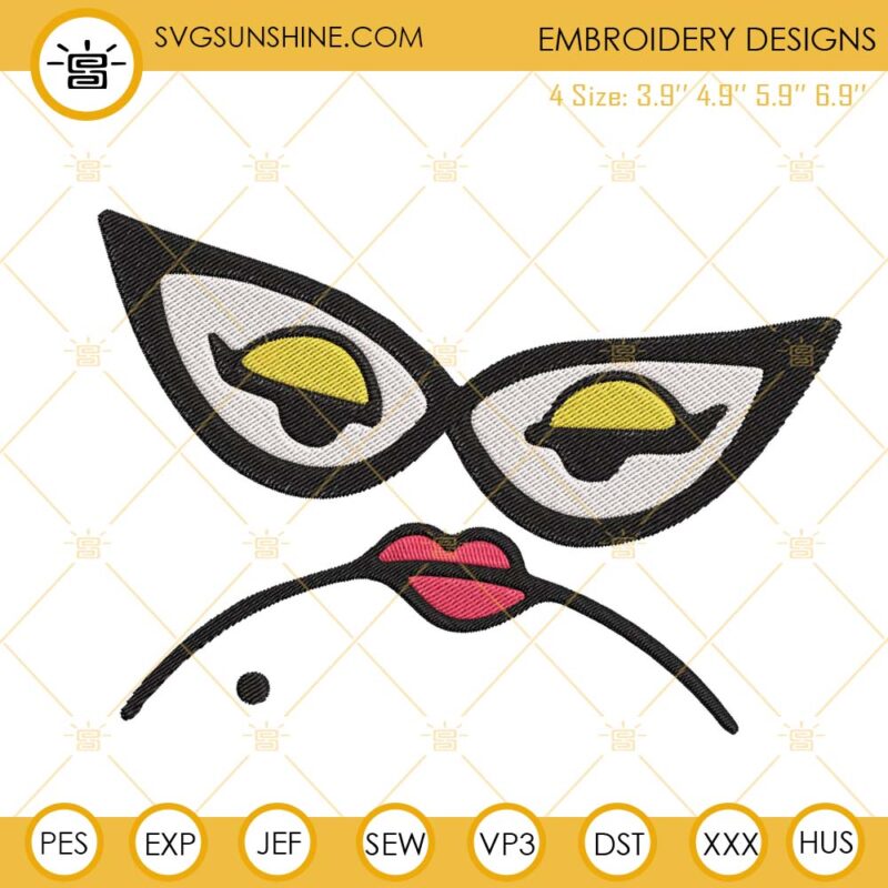 Roz Monsters Inc Embroidery Design File