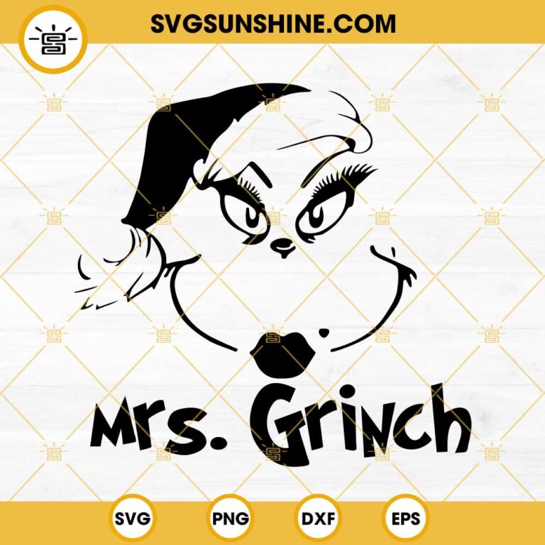 Mr Grinch And Mrs Grinch SVG Bundle, The Grinch Christmas SVG, Grinch ...