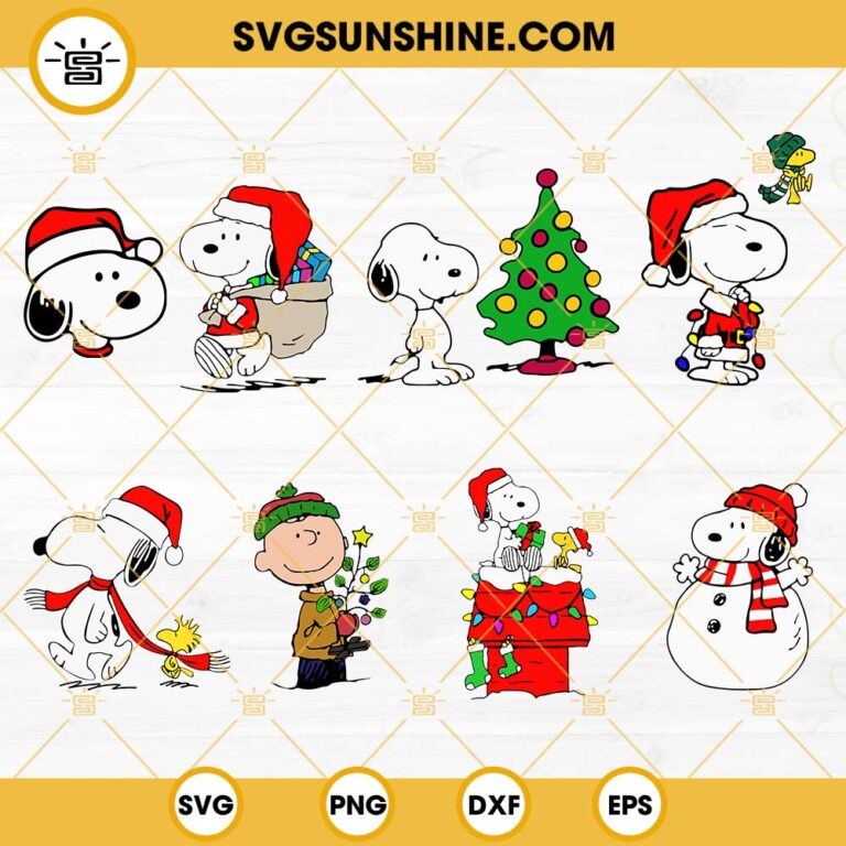 Peanuts Friends Christmas PNG, Snoopy Christmas PNG