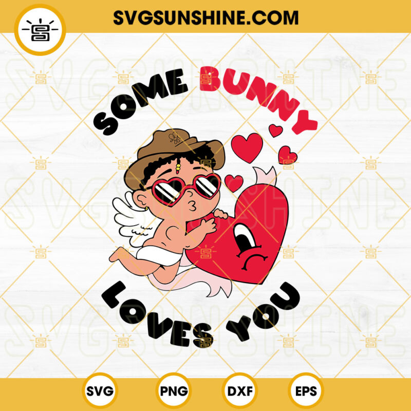 Hello Kitty Bad Bunny Heart SVG, Un San Valentin Sin Ti SVG, Bad Bunny ...