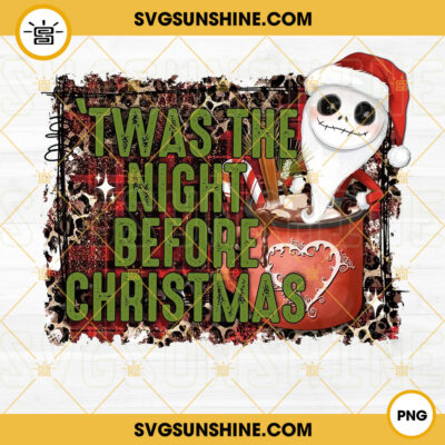 Sandy Claws Believer Jack SVG, Jack Skellington Santa Claus SVG, The ...
