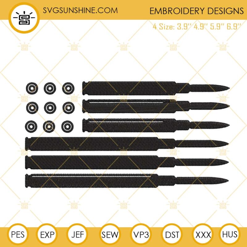 American Flag Messy Bun Skull Embroidery Designs, Momlife Skull ...