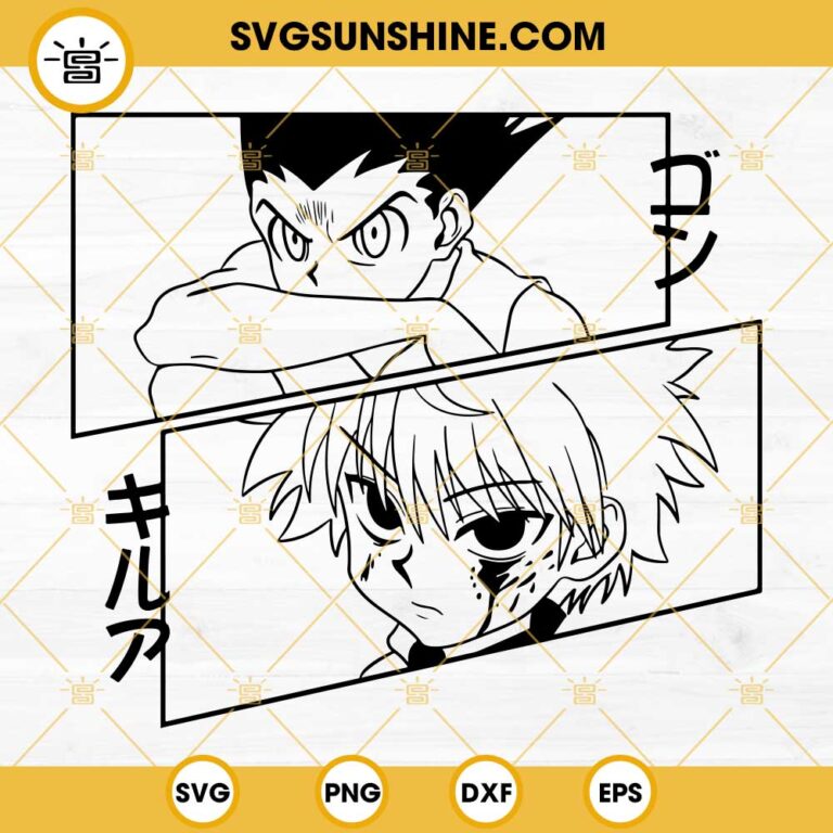 Gon Freecss SVG, Hunter x Hunter SVG PNG DXF EPS Cut Files