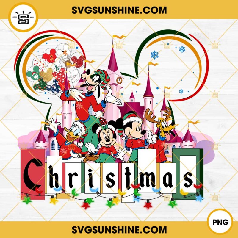 Mickey Mouse And Friends Christmas PNG, Disney Christmas PNG File ...
