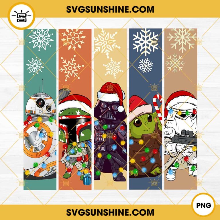 Star Wars Christmas PNG, Star Wars Characters Christmas PNG File ...