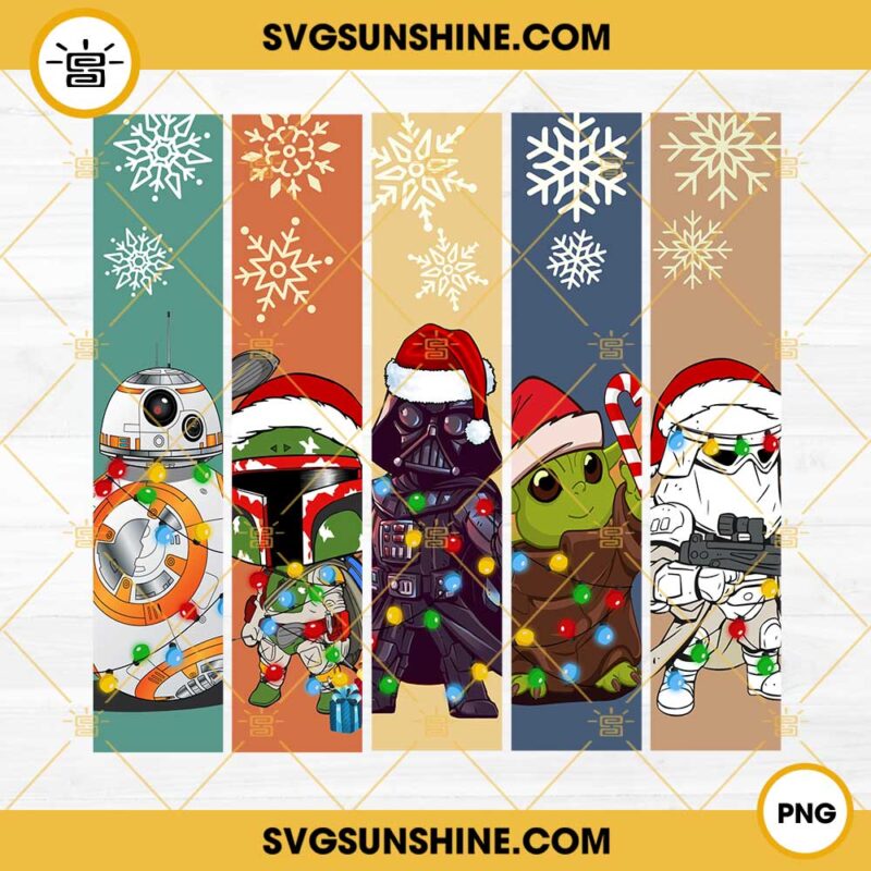 Star Wars Christmas PNG, Star Wars Characters Christmas PNG File ...