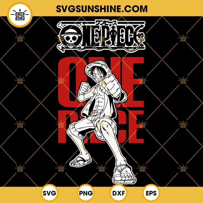 ACE One Piece SVG, ACE SVG, One piece Ace Anime Cartoon Tattoo SVG