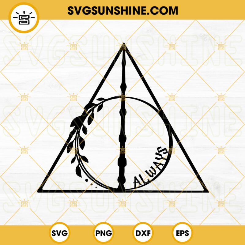 Always SVG, Wizard SVG, Hogwarts SVG, Harry Potter SVG PNG DXF EPS ...