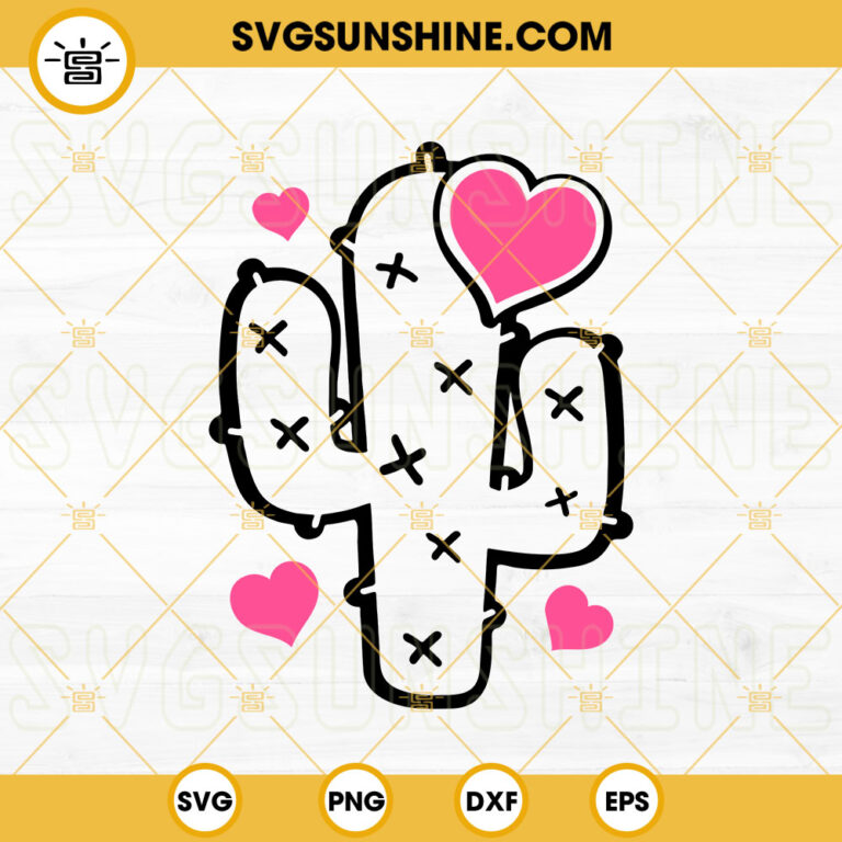Youre Stuck With Me PNG, Cactus PNG, Cactus Valentine PNG, Valentines ...