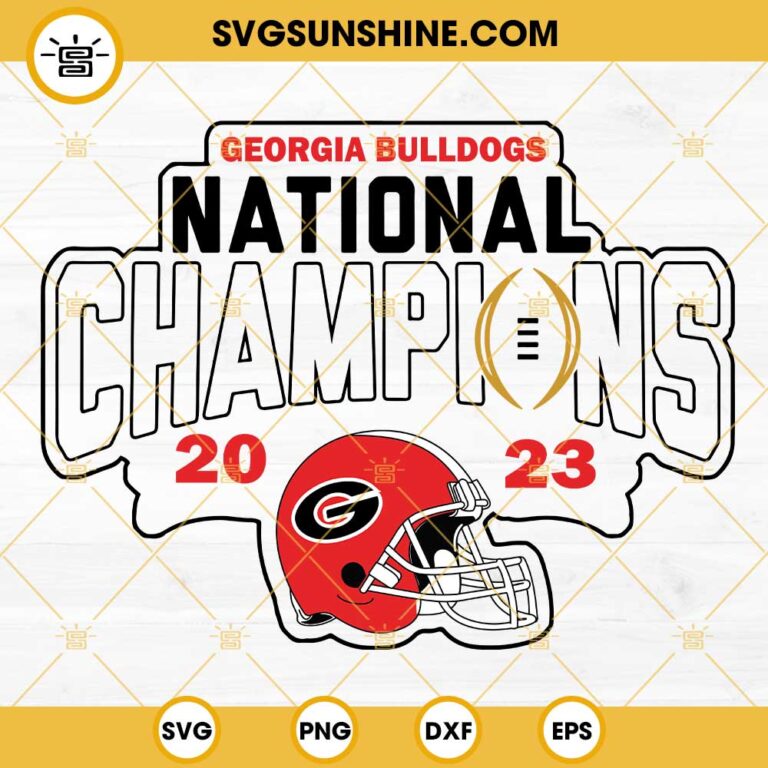 Georgia Bulldogs National Champions 2023 SVG PNG DXF EPS Cricut