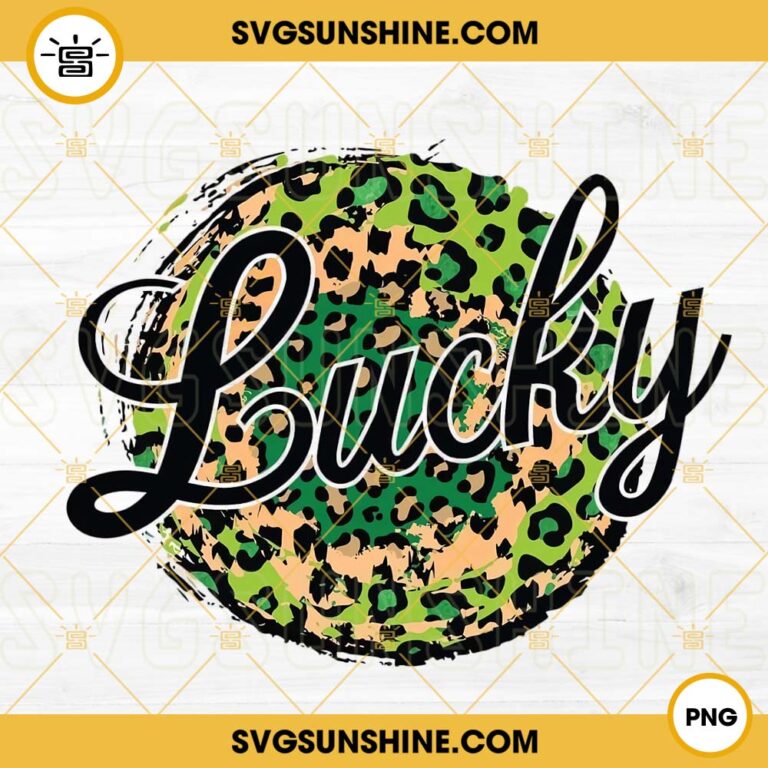 Lucky Leopard PNG, Western Shamrock PNG, St Patricks Day PNG Sublimation