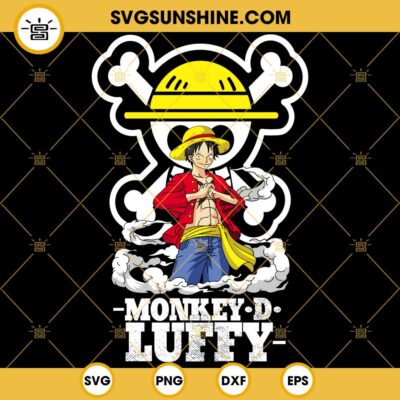Luffy SVG, One Piece SVG PNG DXF EPS Cricut