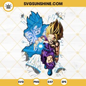 Son Gohan Super Saiyan SVG, Dragon Ball SVG PNG DXF EPS Cricut