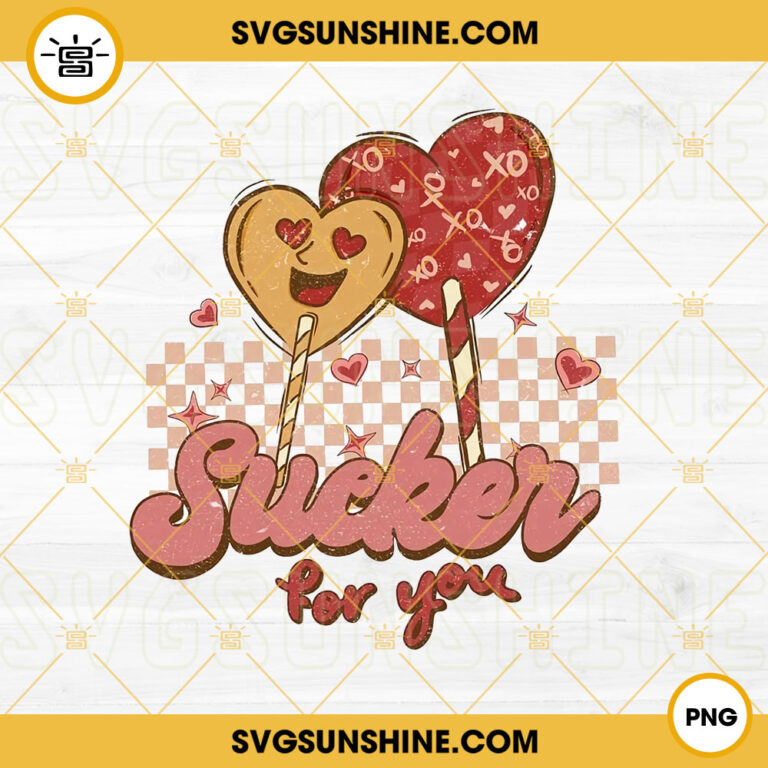 Im A Sucker For You SVG, Retro Valentine SVG, Heart Lollipop SVG PNG ...