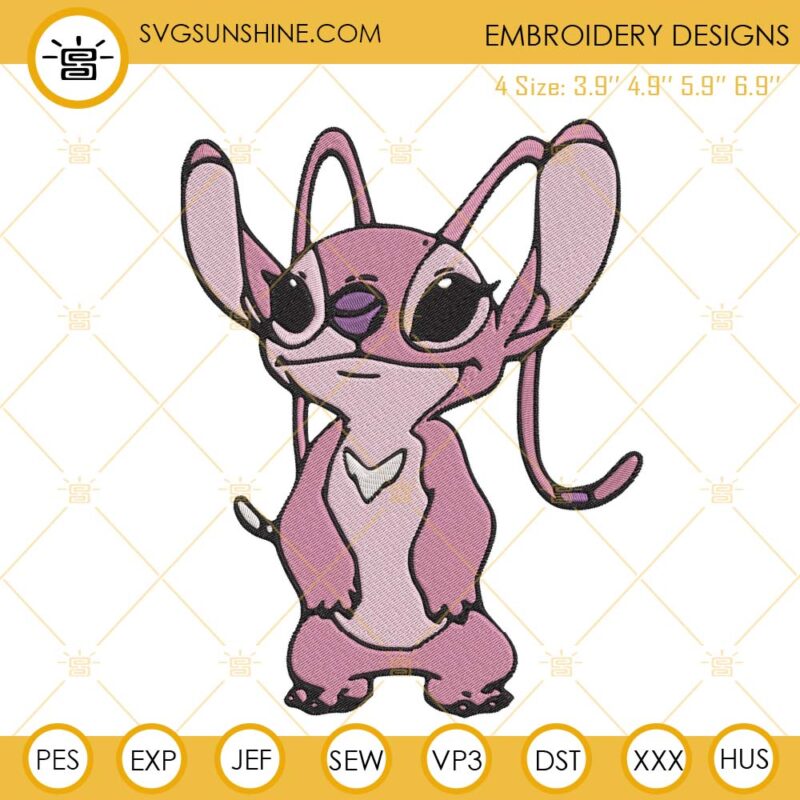 Stitch Angel Embroidery Designs, Lilo And Stitch Embroidery Files