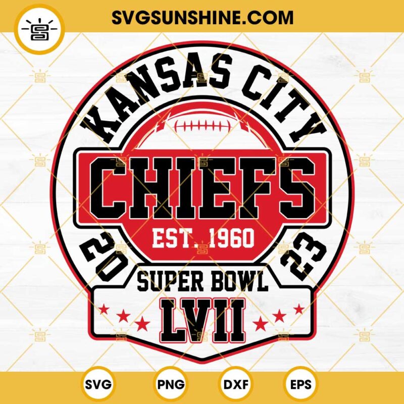 Kansas City Chiefs 2023 Super Bowl LVII SVG PNG DXF EPS Cricut ...