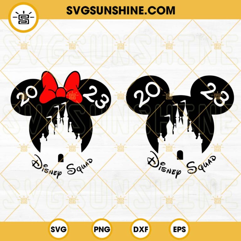 Disney Squad 2023 SVG, Mickey Minnie SVG, Disney Family Vacation SVG ...