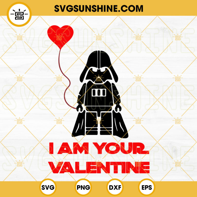 Darth Vader In Heart With Death Star SVG, Star Wars Valentine's Day SVG ...
