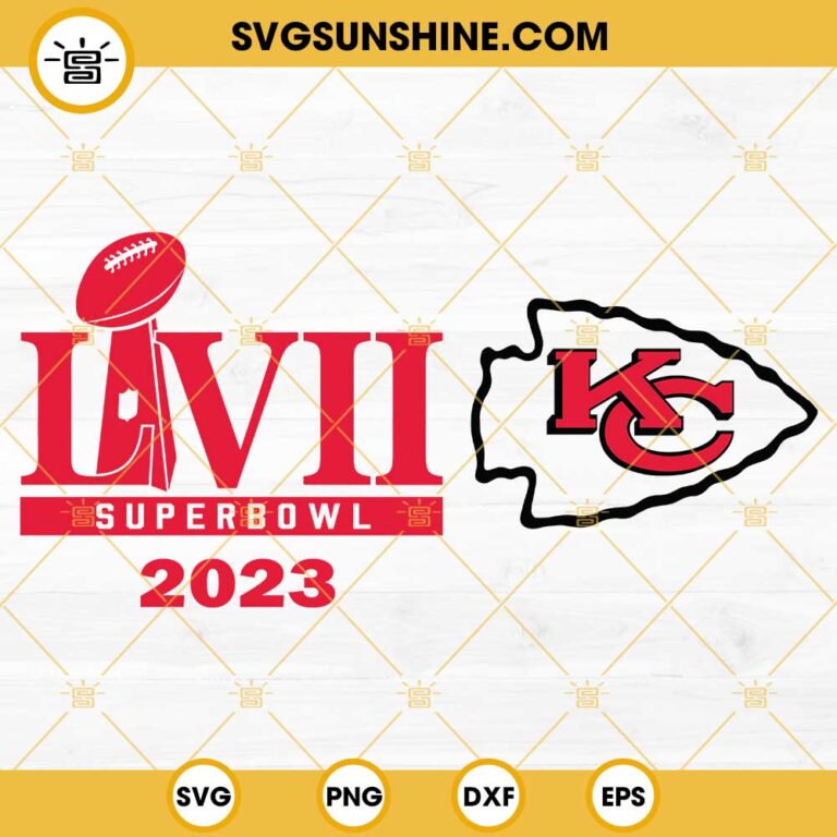 Chiefs Eagles Super Bowl 2023 SVG, Kansas City Chiefs SVG, Philadelphia ...