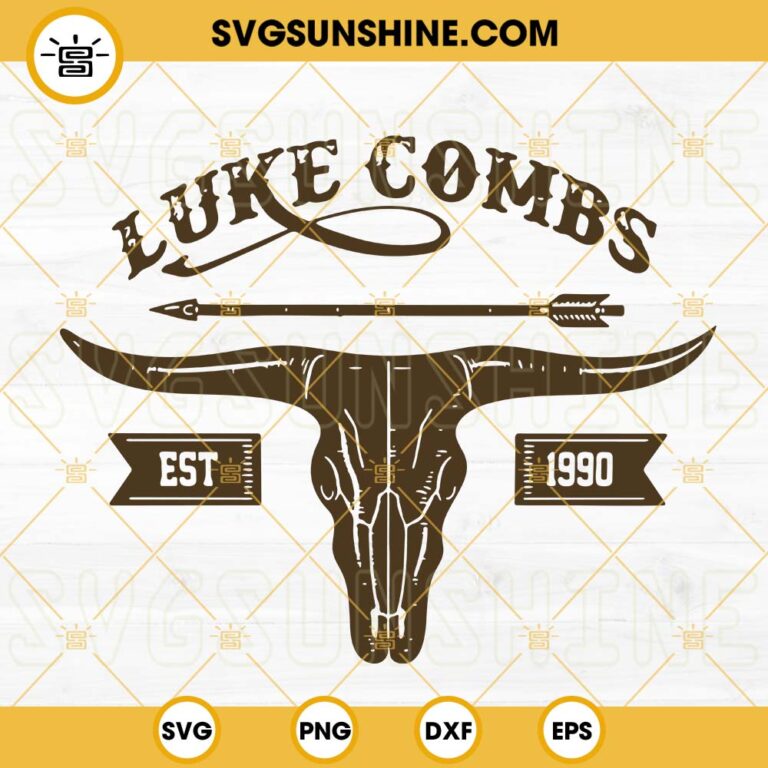 Luke Combs SVG, Combs Tour 2023 SVG, Cowboy SVG, Retro Western Country ...