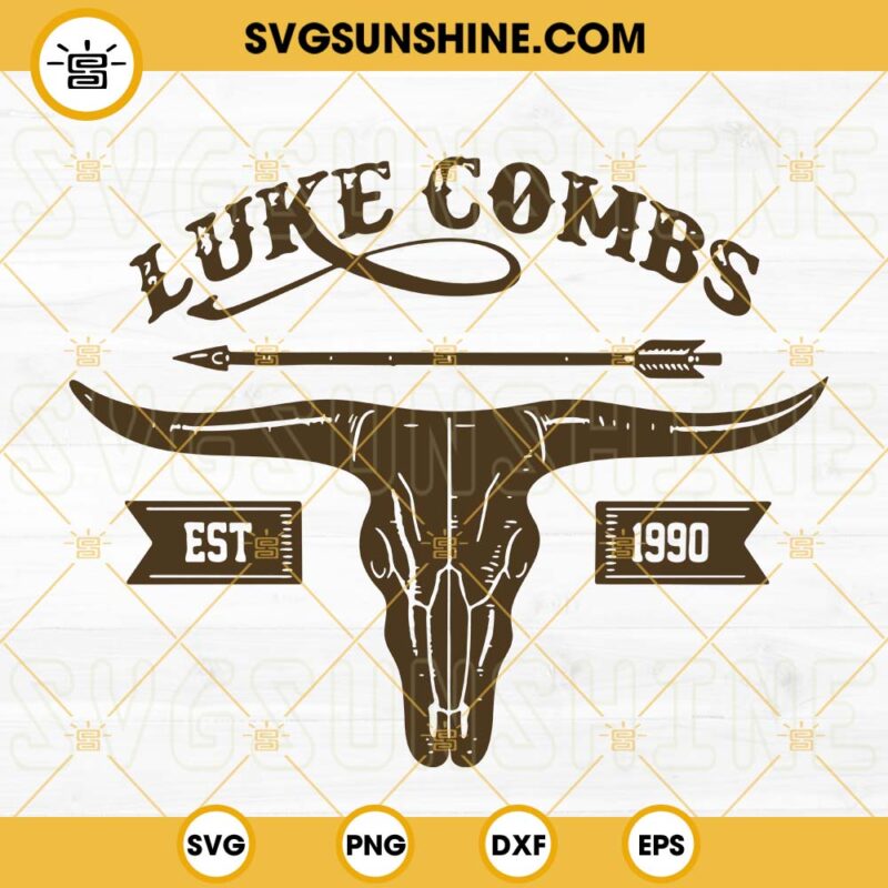 Luke Combs Embroidery Designs, American Country Music Singer Embroidery ...