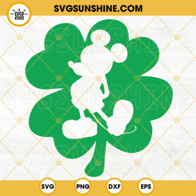 Mickey Leprechaun SVG, Retro Lucky SVG, Irish SVG, Mickey Mouse St ...