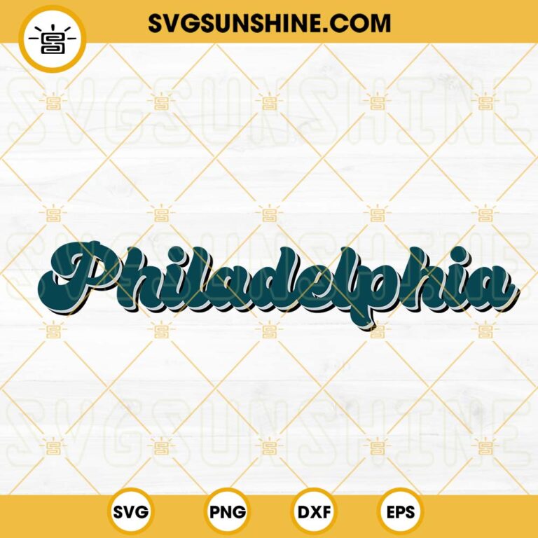 Retro Philadelphia SVG, Eagles SVG, Philly Football SVG PNG DXF EPS Cut ...