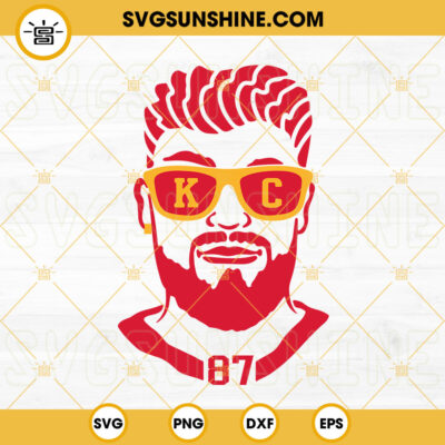 Travis Kelce SVG, 87 Chiefs SVG, Kansas City Chiefs SVG PNG DXF EPS ...